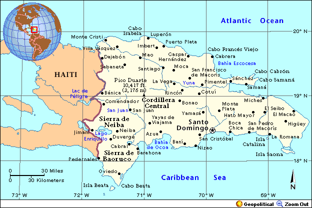Dominican Republic Map